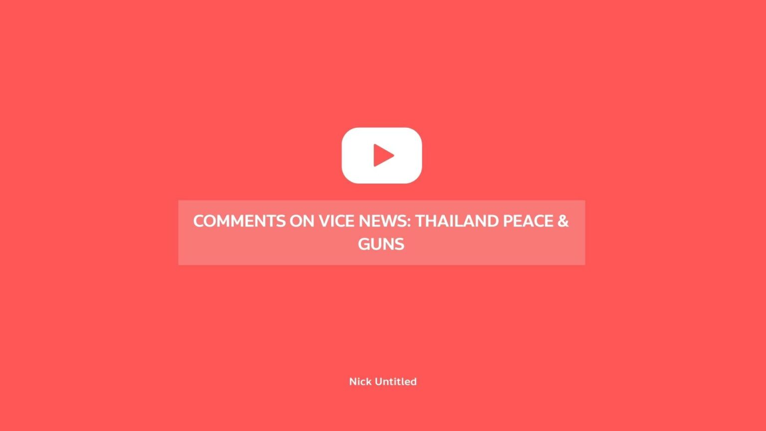 Nick Untitled - A Kittisak's journal in AI, coding and life.